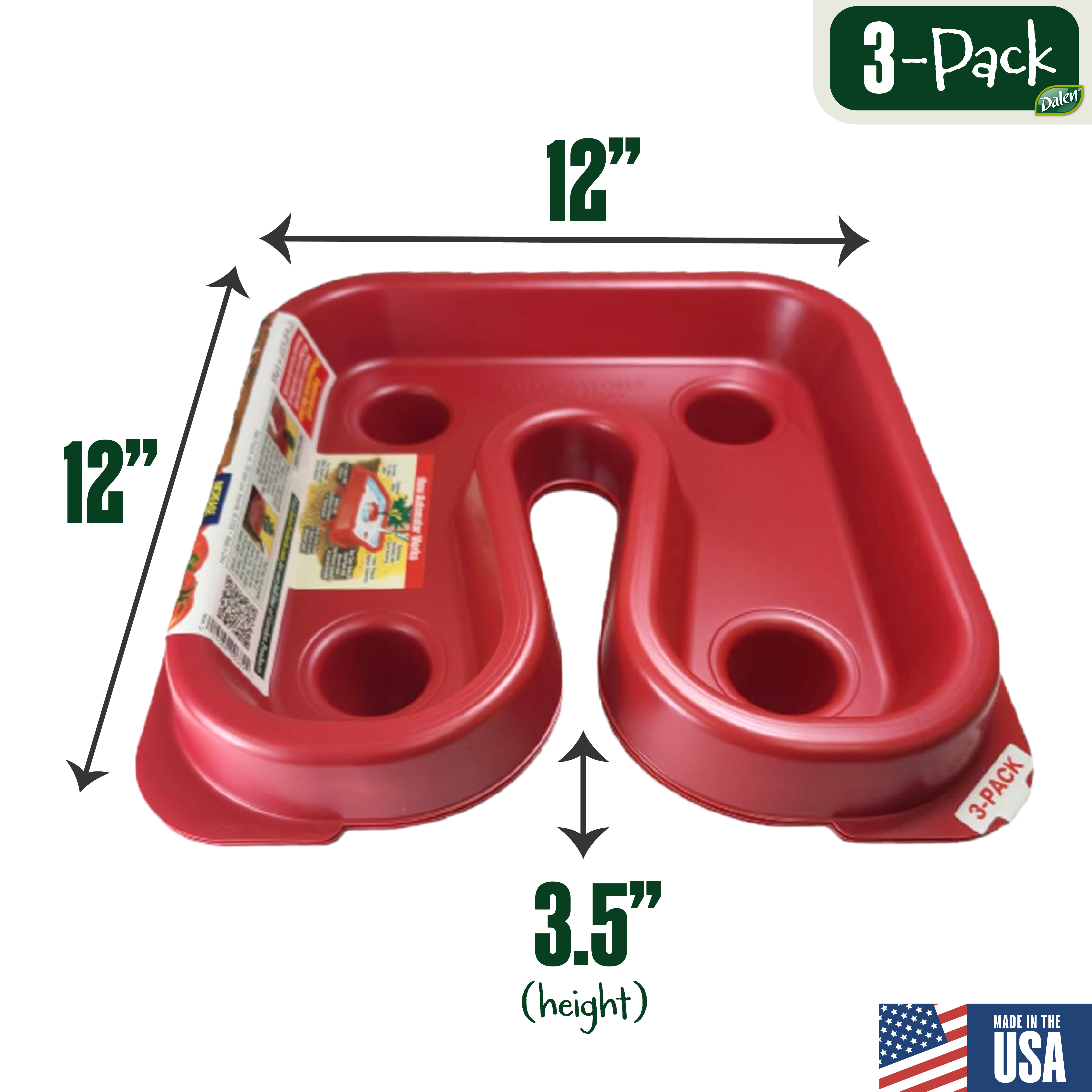 Automator Tomato Growth Trays - Square Foot Sun Reflector (Pack of 3 ...