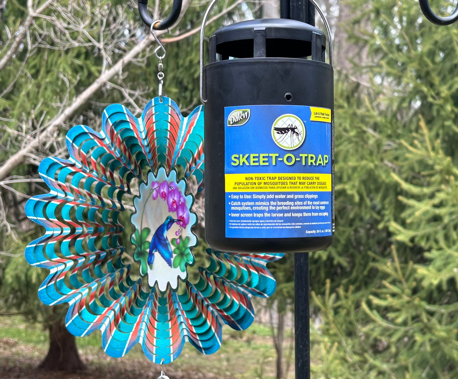 SKEET-O-TRAP Unique Mosquito Repellent Ovitrap for Yard or Garden ...