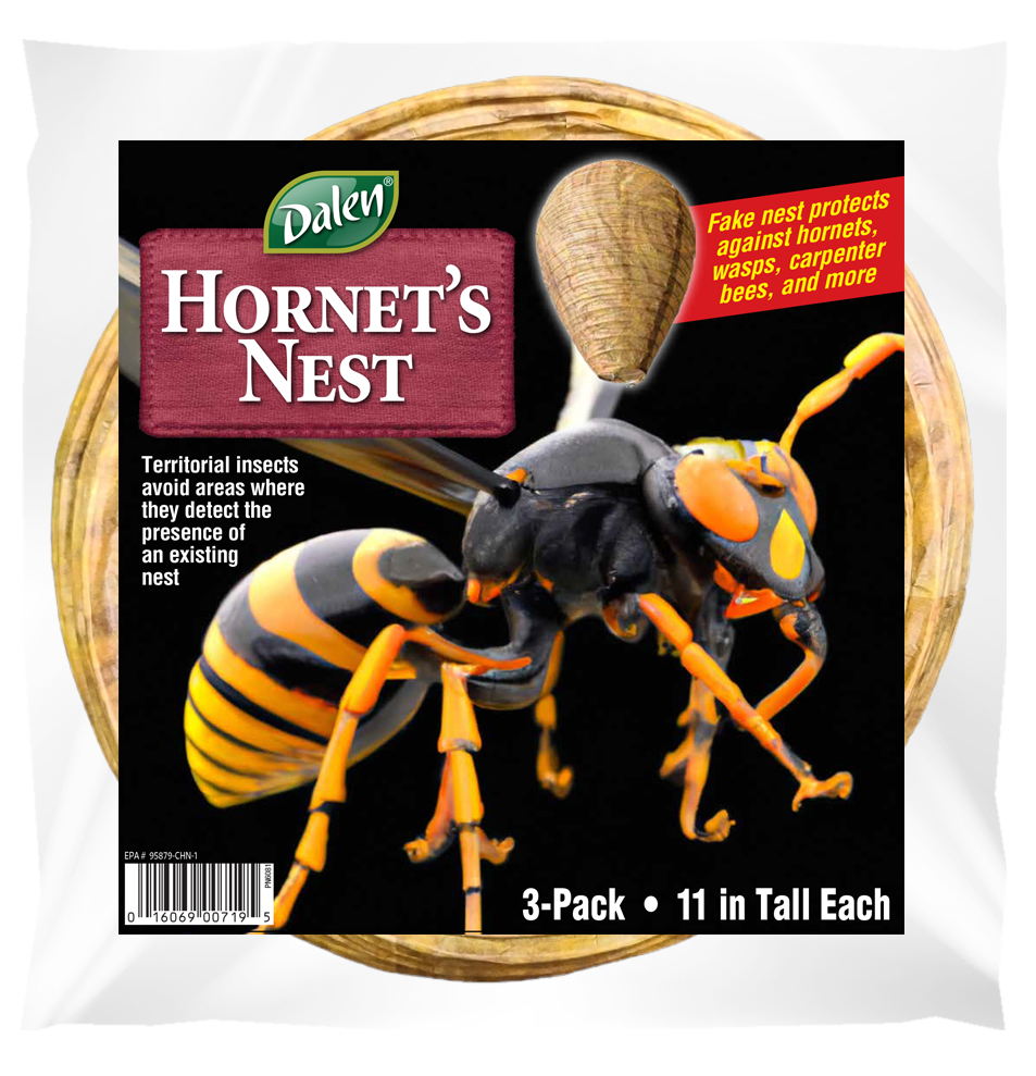 Fake Hornet's Nest - Wasp & Bee Territorial Nesting Repellent - 3 Pack ...