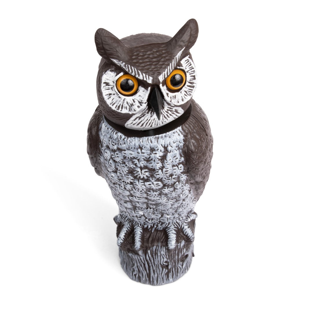 Natural Enemy Scarecrow® Rotating-Head Owl - Dalen