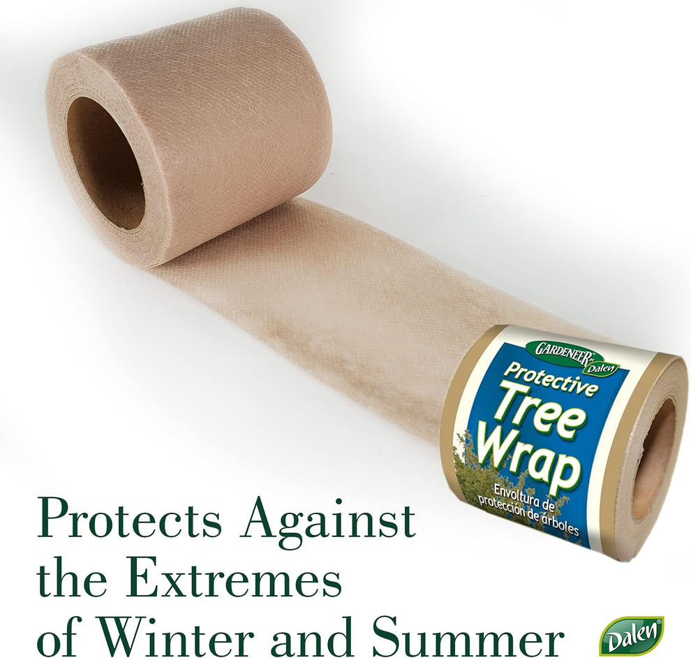 Tree Wrap Protective Gauze - 50 ft - Promotes Tree Growth from Insects ...